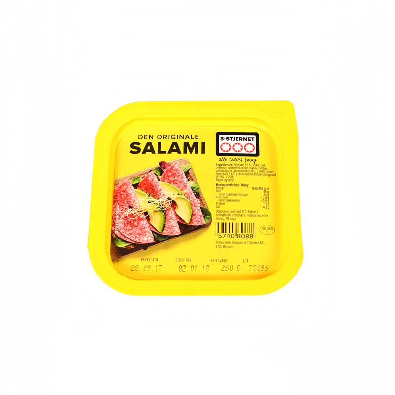 Ernæringstest av salami: Mer enn halvparten av danskepølsa er fett